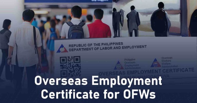 Overseas Employment Certificate: What is it and How to Acquire OEC ...